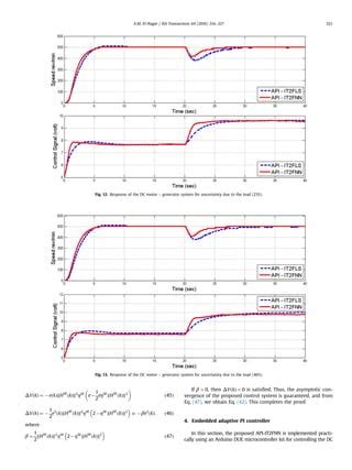 Embedded Intelligent Adaptive PI Controller For An Electromechanical System PDF