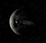 Apollo 11 Lunar Module And Command Service Module In Orbit Above Mun 