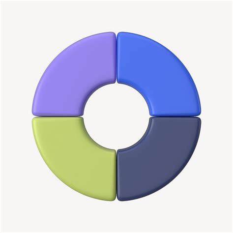 Donut Chart Graph D Business Premium PSD Rawpixel