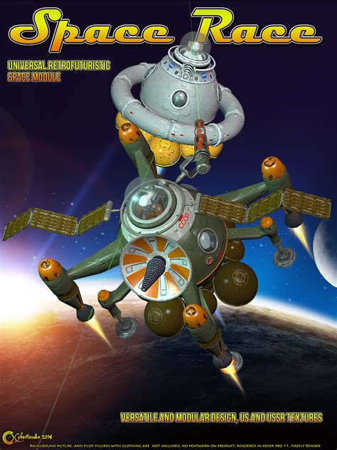 Space Race Daz 3d