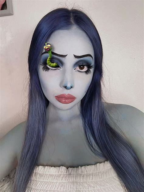 Emily Corpse Bride” Makeup Look🖤 Halloween Bride Costumes Halloween