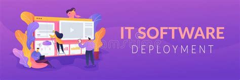 Web Development Web Banner Concept Stock Vector Illustration Of Code Horizontal 144960446