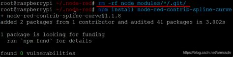 树莓派3b Node Red安装节点时遇到npm Err Eisgit 问题解决node Red 节点管理安装node Red Contrib Image Tools失败 Csdn博客