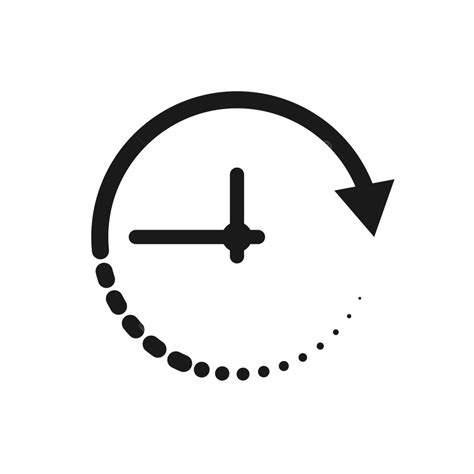 Validity Period Iconstock Illustration Of A Vector Time Symbol Vector Element Blank Outline
