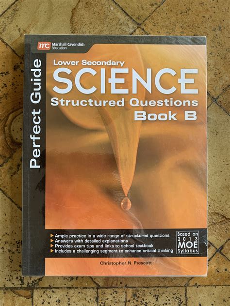 New Lower Secondary Science Structured Questions Perfect Guide Book B Hobbies And Toys Books