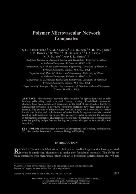 pdf polymer microvascular network composites dokumen tips