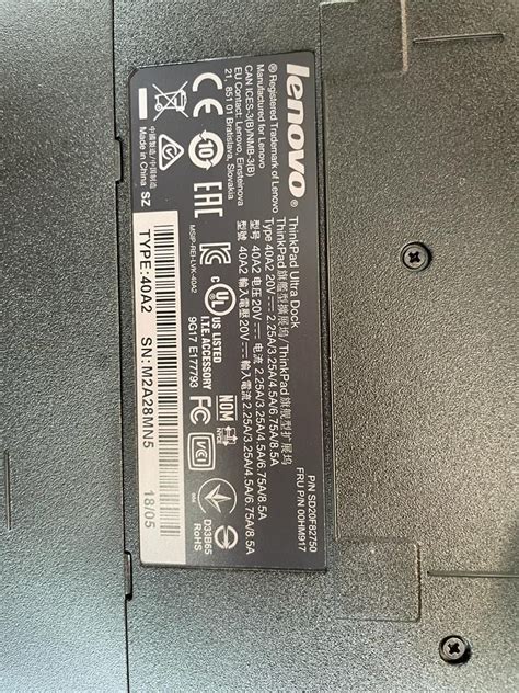 Lenovo Thinkpad Ultra Dock Type A Computers Tech Parts Accessories Other Accessories