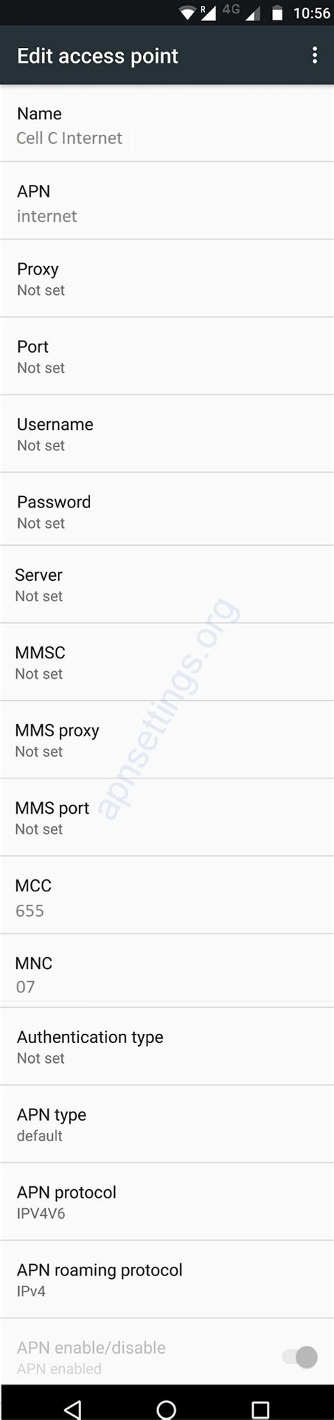 Cell C Lte Apn Settings For Android Galaxy 2025 5g 4g Apn Settings