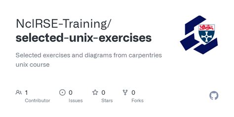 Github Nclrse Trainingselected Unix Exercises Selected Exercises