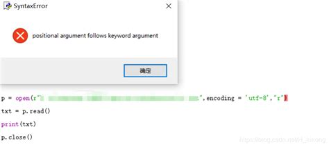 syntaxerror positional argument follows keyword argument positional