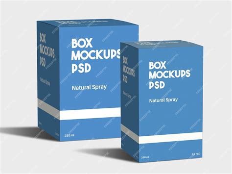 Premium Psd Product Box Packaging Cardboard Box Template