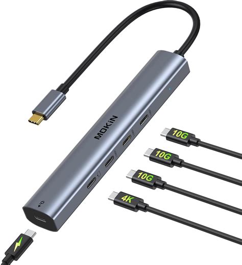 Usbc To Usbc Hub Lionwei Usb C Splitter With Dual Type C Video Output 4k60hz