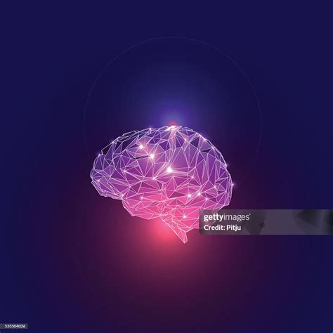 Triangular Polygons Human Brain High Res Vector Graphic Getty Images