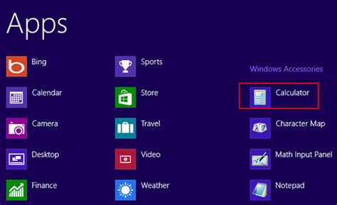 Where Is The Calculator In Windows 8 Seeksystem