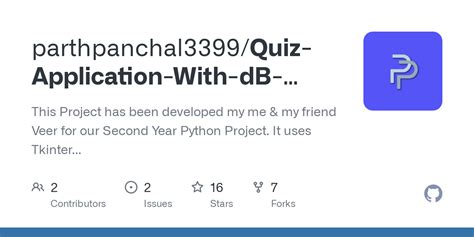 github parthpanchal3399 quiz application with db connectivity on