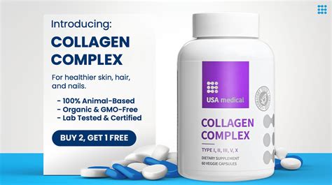 Collagen Complex 60 Count Usa Medical