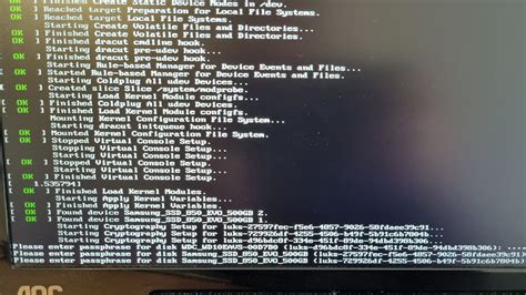 Auto Mount Of Luks Partition Kernel Boot Graphics And Hardware