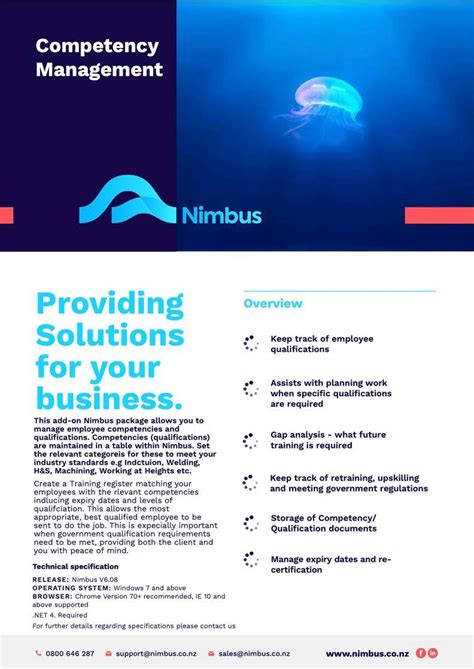Competency Management Nimbus Software Ltd