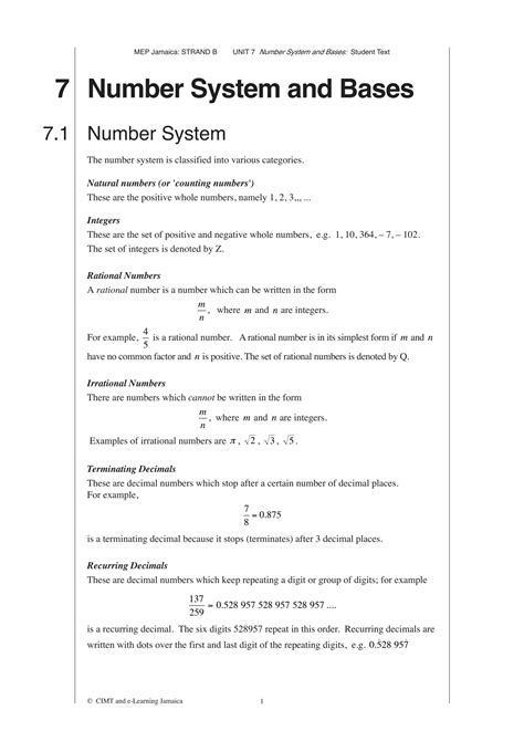 SOLUTION: Number systems and bases - Studypool
