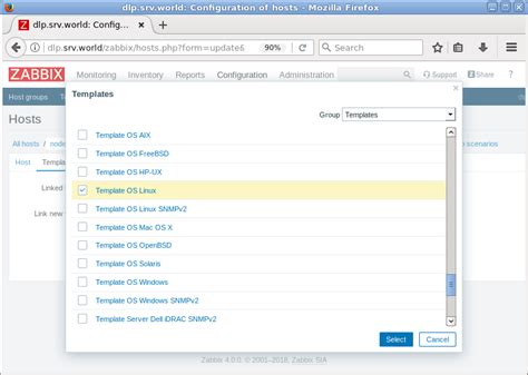 Debian 10 Buster Zabbix 40 Add Monitoring Target Host Debian