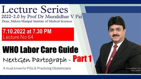 Who Labor Care Guide Nextgen Partograph Part 1 Oct 7 2022 Youtube