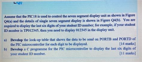 low assume that the pic18 is used to control the