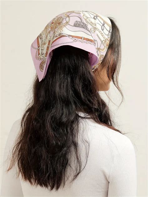 새틴 실크 느낌 스카프 두건 여성용 패션 머리띠 소녀 바로크 스타일 헤어 액세서리 Temu Republic Of Korea