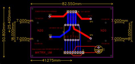 Base Arduino Mini Drv8833 Hw 627 V3 Oshwlab