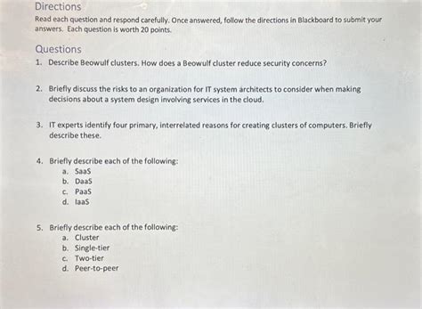 Solved Read Each Question And Respond Carefully Once