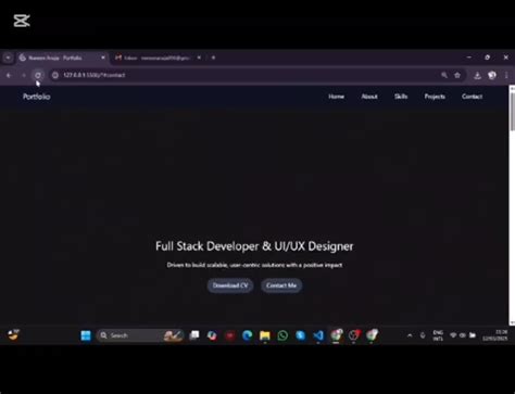 Portfolio Webdevelopment Threejs Frontend Uiux Creativecoding Naveen Anuja 16 Comments