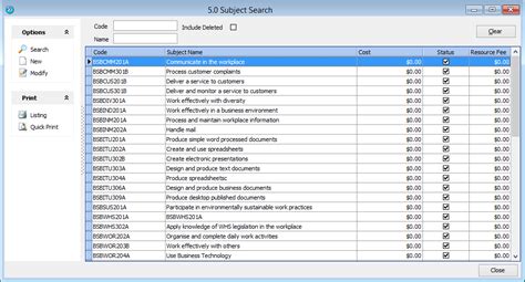 Subject Class Allocation Edmiss