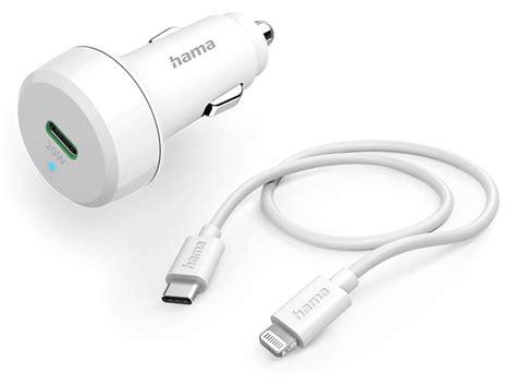 Hama Fic E3 Autós Gyorstöltő Pd 3a 20w Usb Type C Lightning