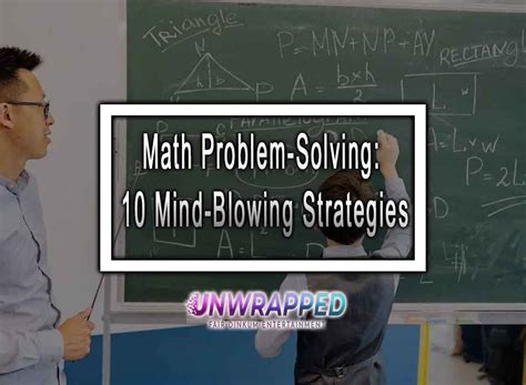 Math Problem Solving Mind Blowing Strategies