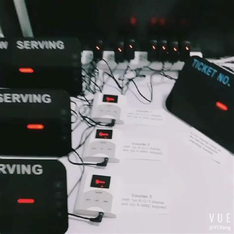 Queue Manage System Led Display Queue Call System With Queue Ticket
