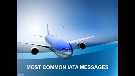 Iata Cargo Message Types Tracking