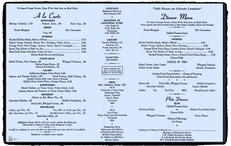 Amtrak California Zephyr Menu California Ntbraymer