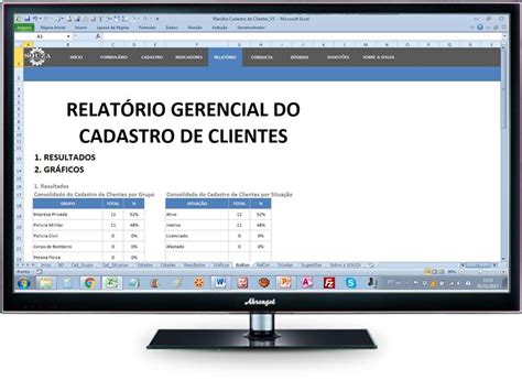 Cadastro De Clientes Em Excel VBA SOUZA Sistemas