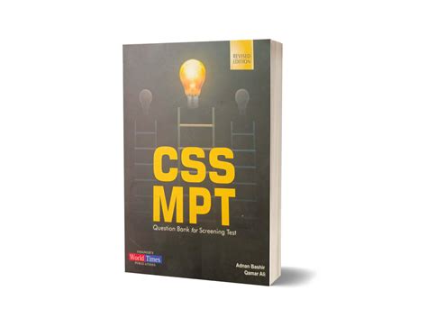 Css Mpt Question Bank For Screening Test By Adnan Bashir Online Book
