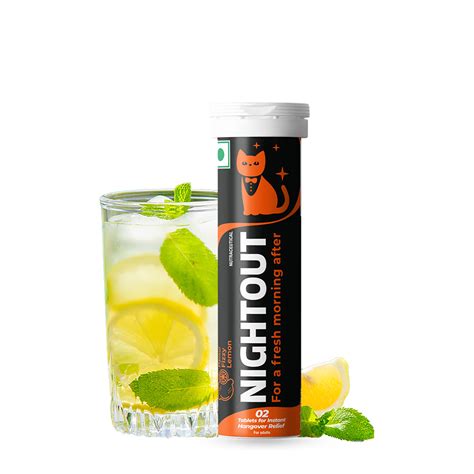 Fastandup Nightout 10 Effervescent Tablets Nutrabay™