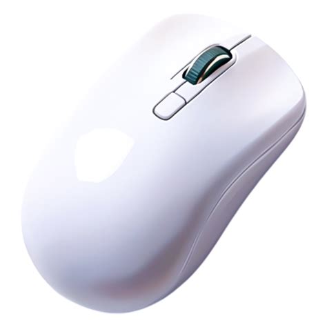 Sleek White Computer Mouse Smooth Surface For Tech Use 55859507 Png