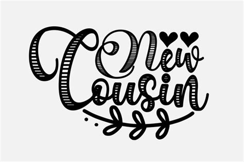 Premium Vector Cousin Svg Design