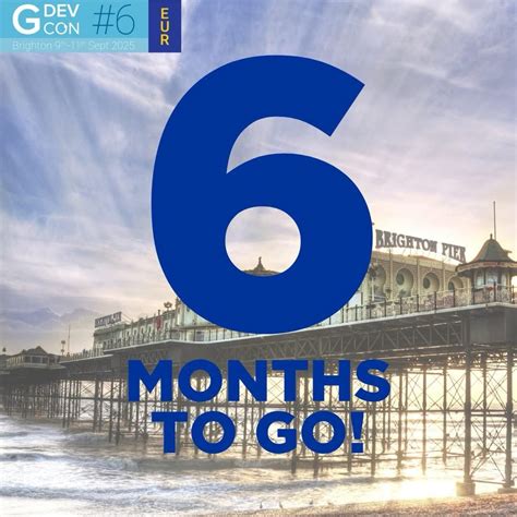 There Is Less Than 6 Months To Go Until Gdevcon6 Arrives In Brighton