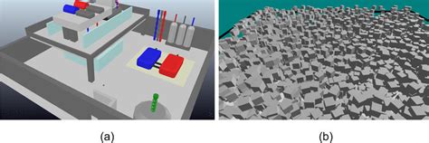 The Large Scene Environment In A V Rep And Gazebo And B Argos