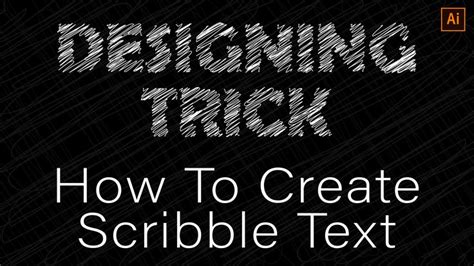 To See How To Create Scribble Text Click On Visit Button Below Or Click