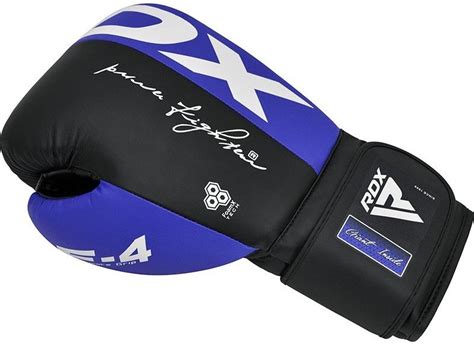 Боксови ръкавици Rdx Rex F4 черни сини Ozone Bg
