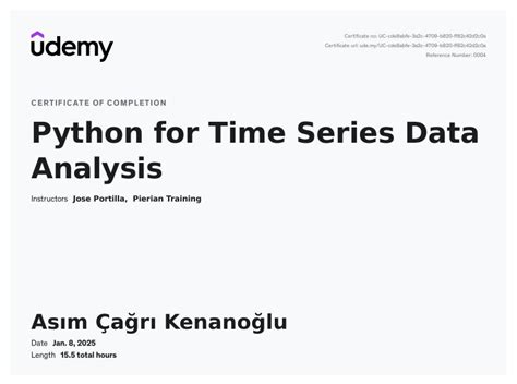 Asım Çağrı Kenanoğlumsc On Linkedin Python For Time Series Data