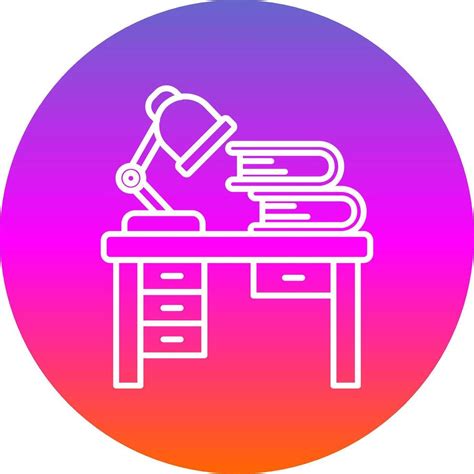 Workspace Line Gradient Circle Icon 39185669 Vector Art At Vecteezy