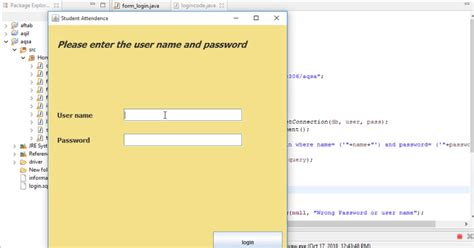 Student Attendance Management System Java Project With Database Free