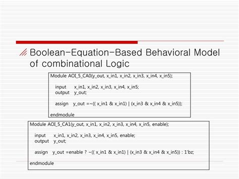 ppt logic design with behavioral models of combinational and sequential logic powerpoint