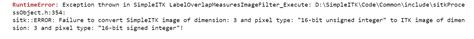 Dice Score And Hausdorff Distance For Inter Modal Image Registration